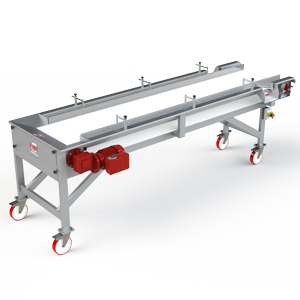 Grape sorting table after de-stemming by PMH Vinicole